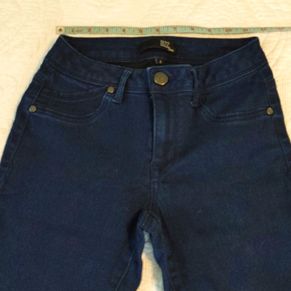 Jeans | Dark Blue Soft Stretch Navy Blue Capris | Poshmark